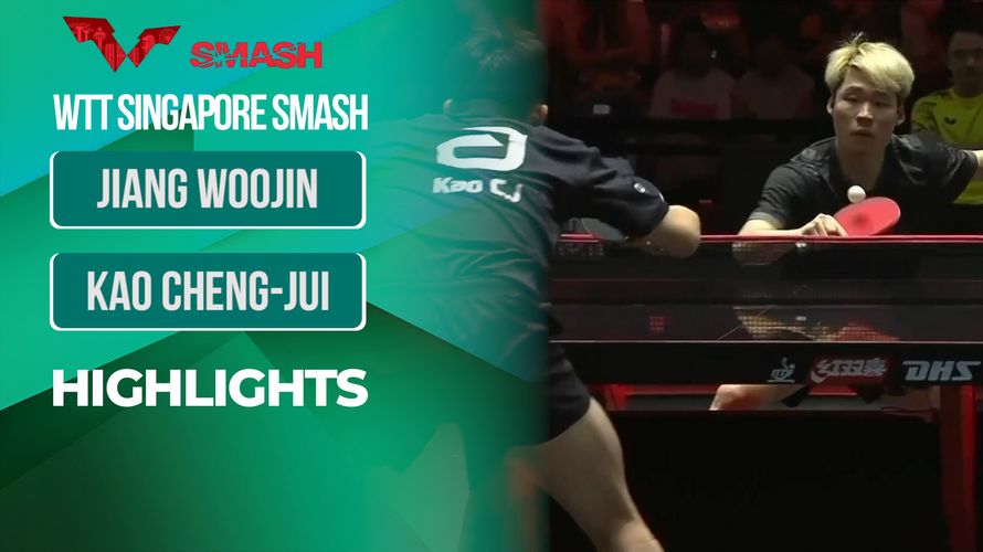 Jiang Woojin vs Kao Cheng-Jui - WTT Singapore Smash 2025 - Tập 1 | Độc quyền MyTV